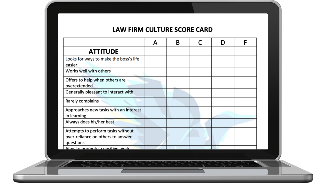Law Firm Mentor Culture Scorecard | Law Firm Mentor
